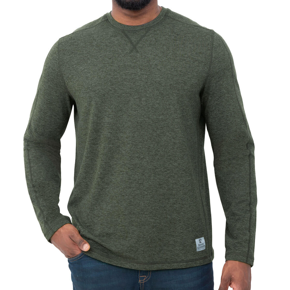 Men's Long Sleeve Crew Neck Top - DKR & Company Apparel / Clothes Out ...